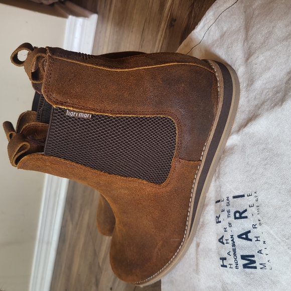 HARI | Shoes | Hari Mari Brown Real Leather Mens Boots | Poshmark